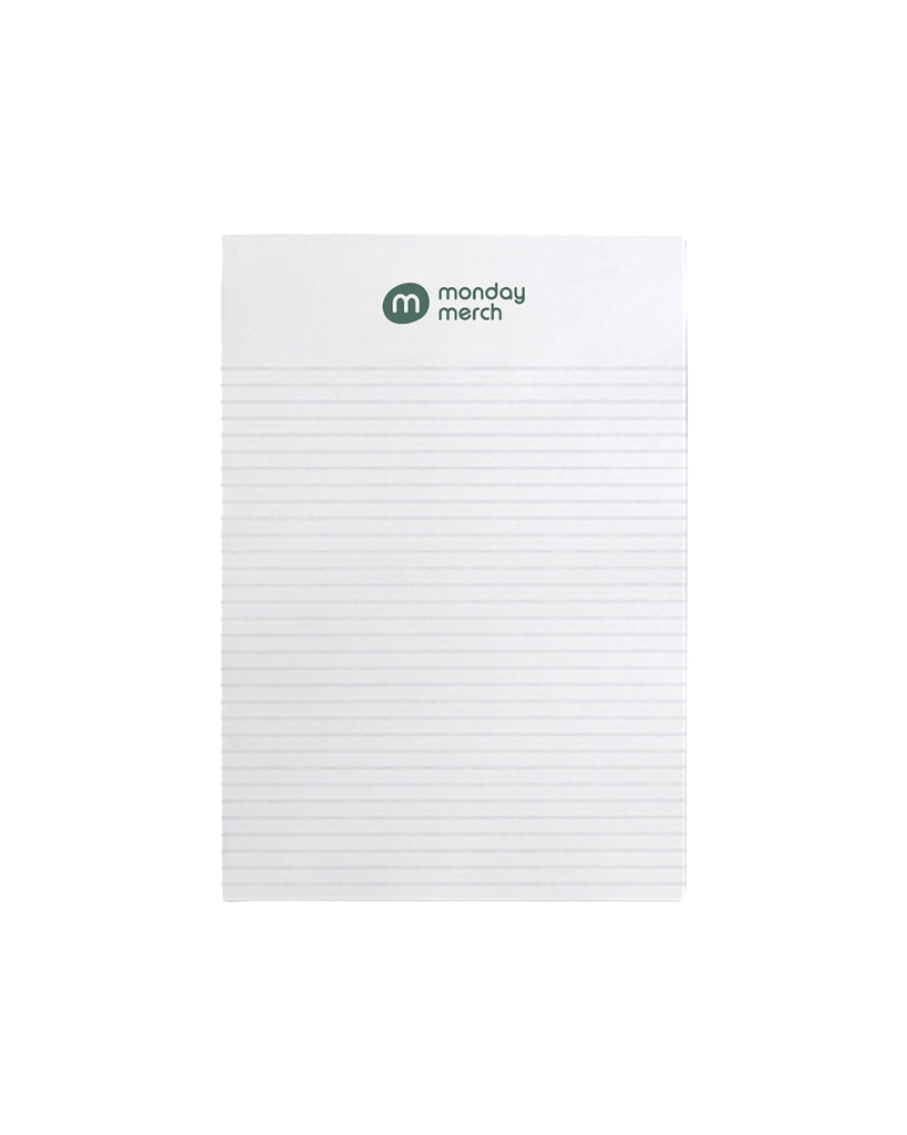 Paper Writing Pad | Monday Merch - Merch Made Easy | Monday Merch ...