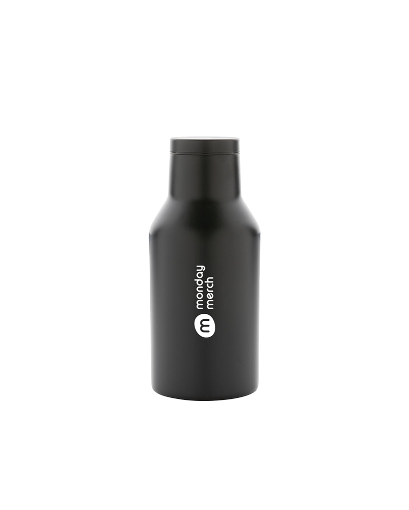 Recycled Stainless Steel 300ml Compact Bottle | Monday Merch - Merch ...