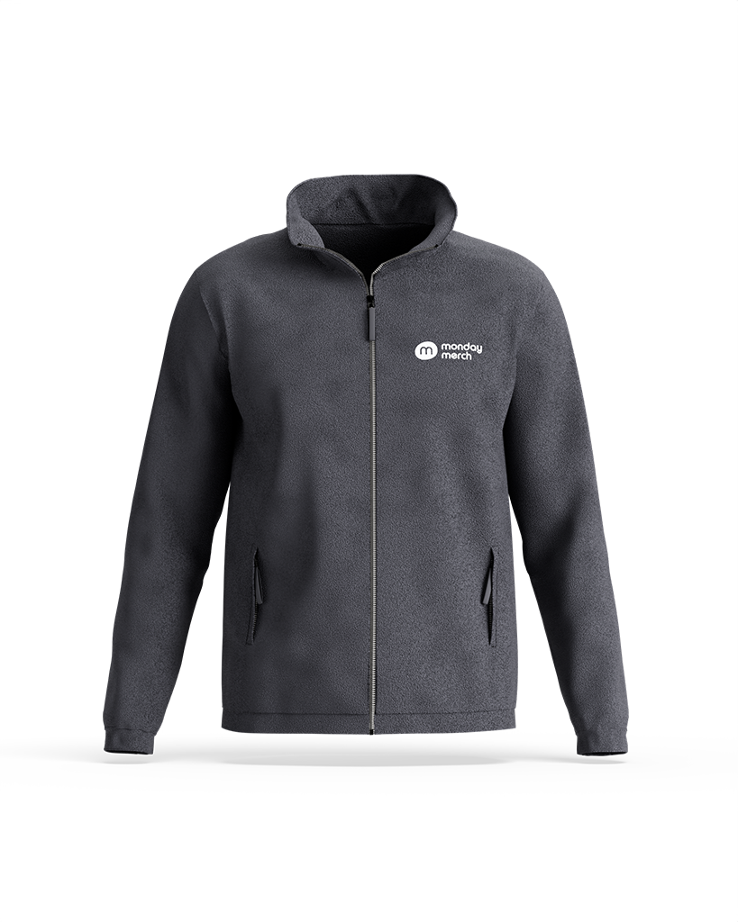 Basic Fleece Jacket | Monday Merch - Merch Made Easy